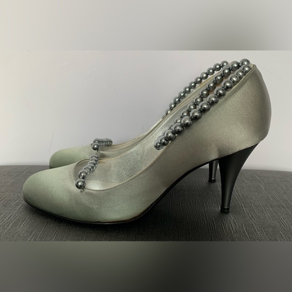 CHANEL | Shoes | Chanel Pearl Platform Heels | Poshmark
